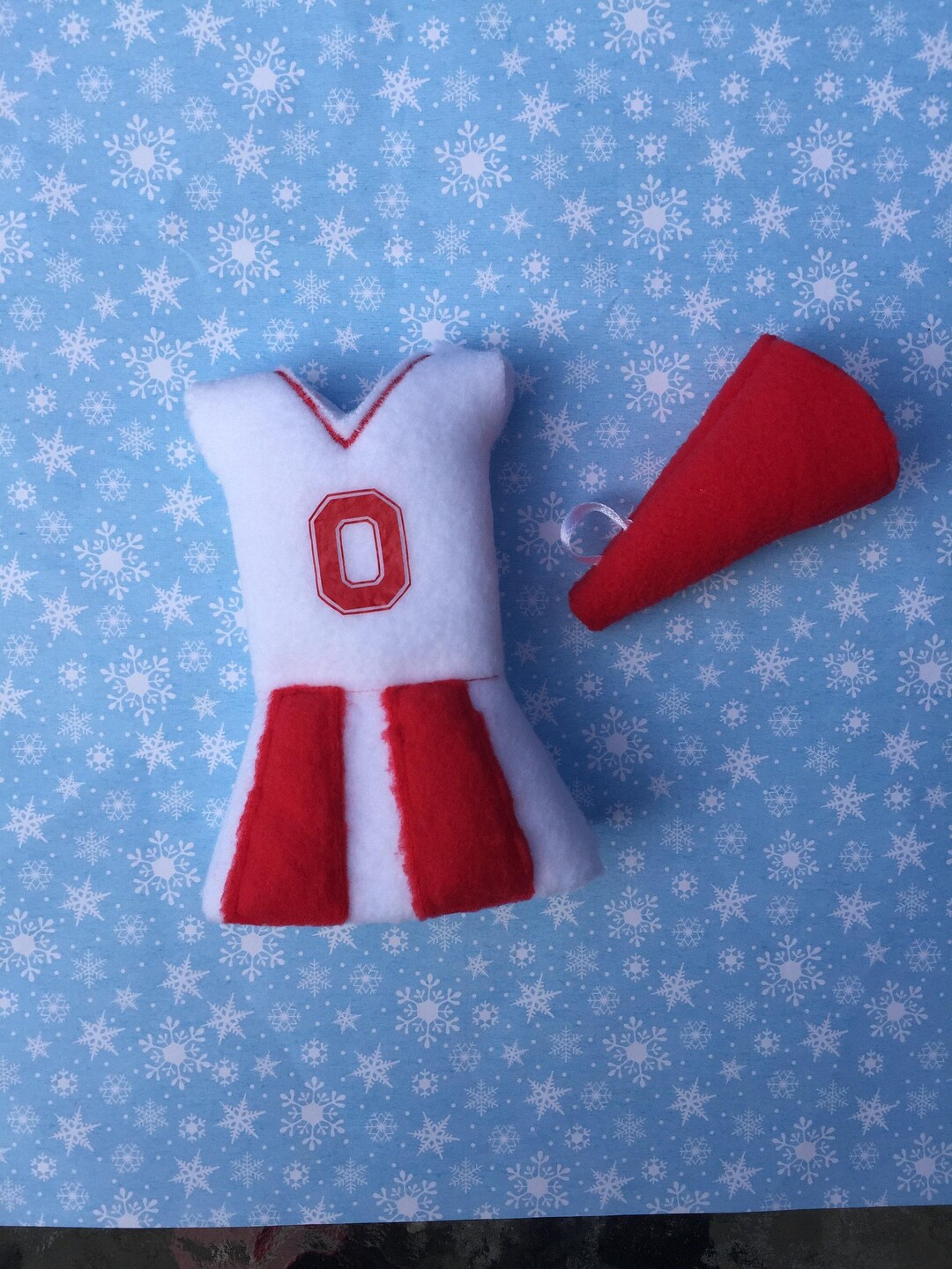 Ohio State Cheerleader Elf Elf Costume, Elf Clothes, Elf Accessories ...