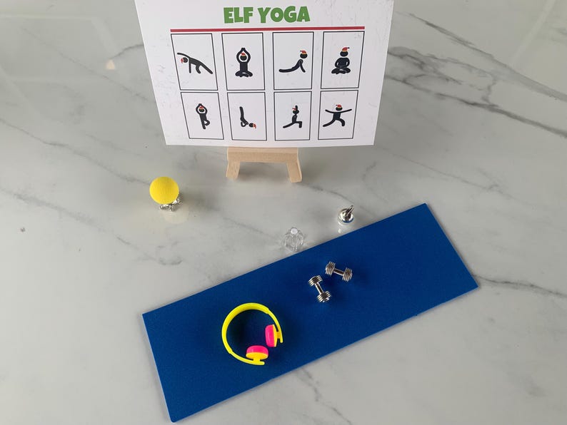 Miniature Elf Yoga Prop Set: Doll Accessories - Etsy