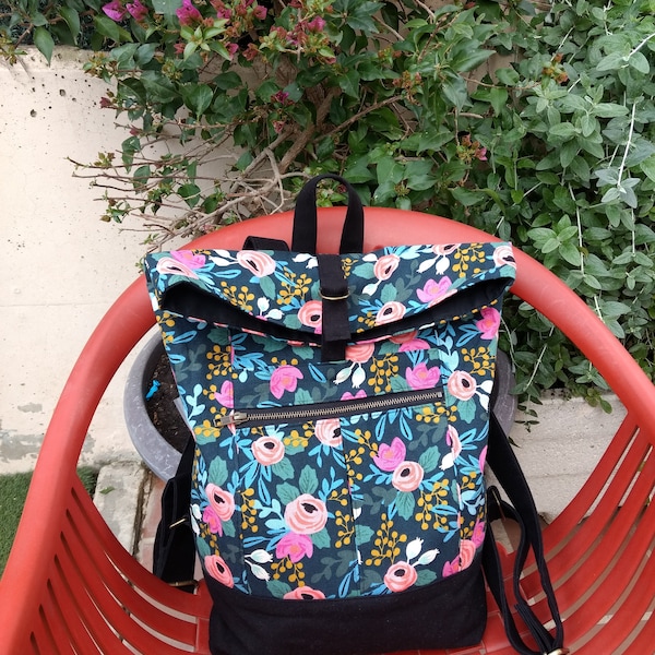 Floral Backpack - Etsy
