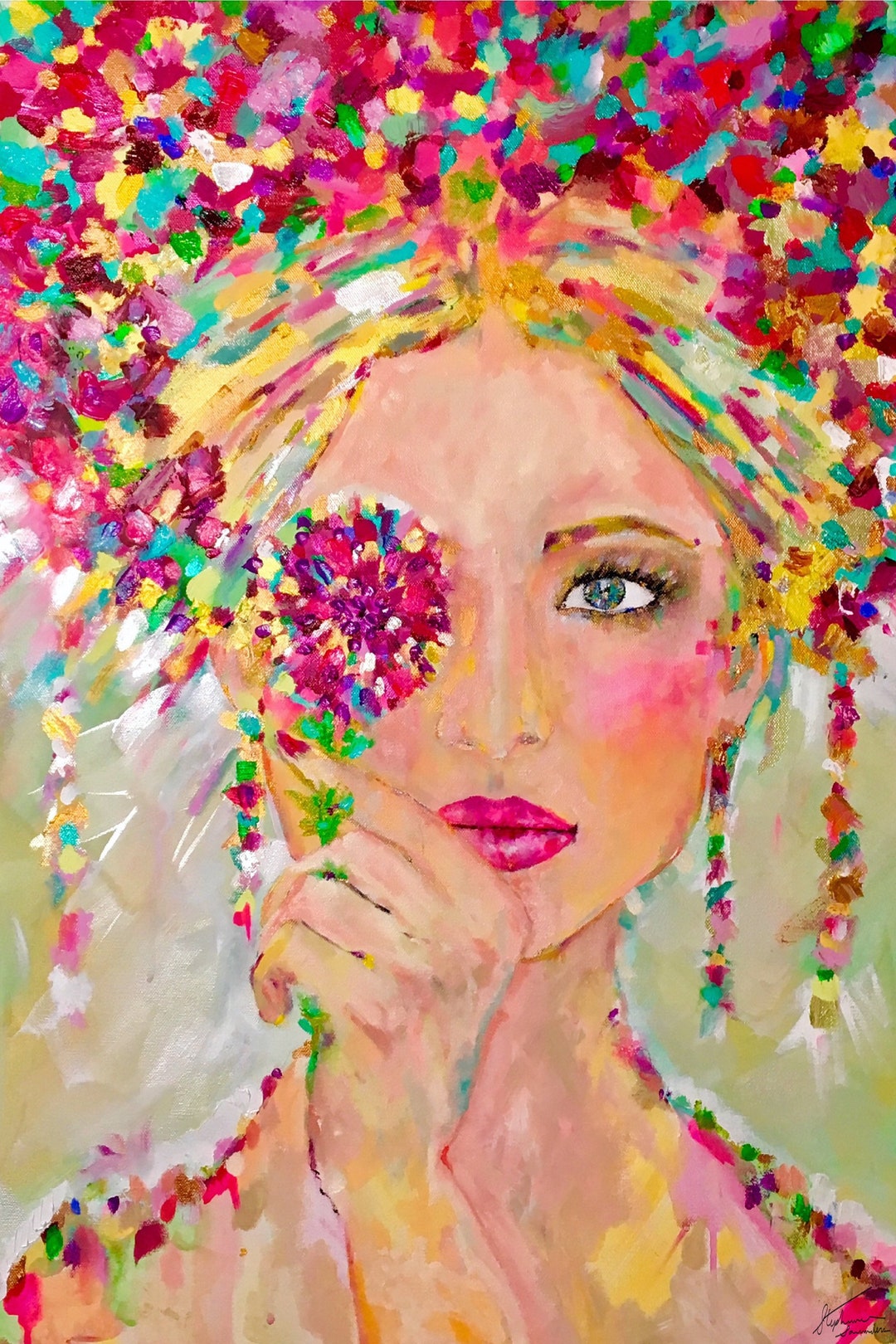 Bright Vision Giclee Canvas Print - Etsy