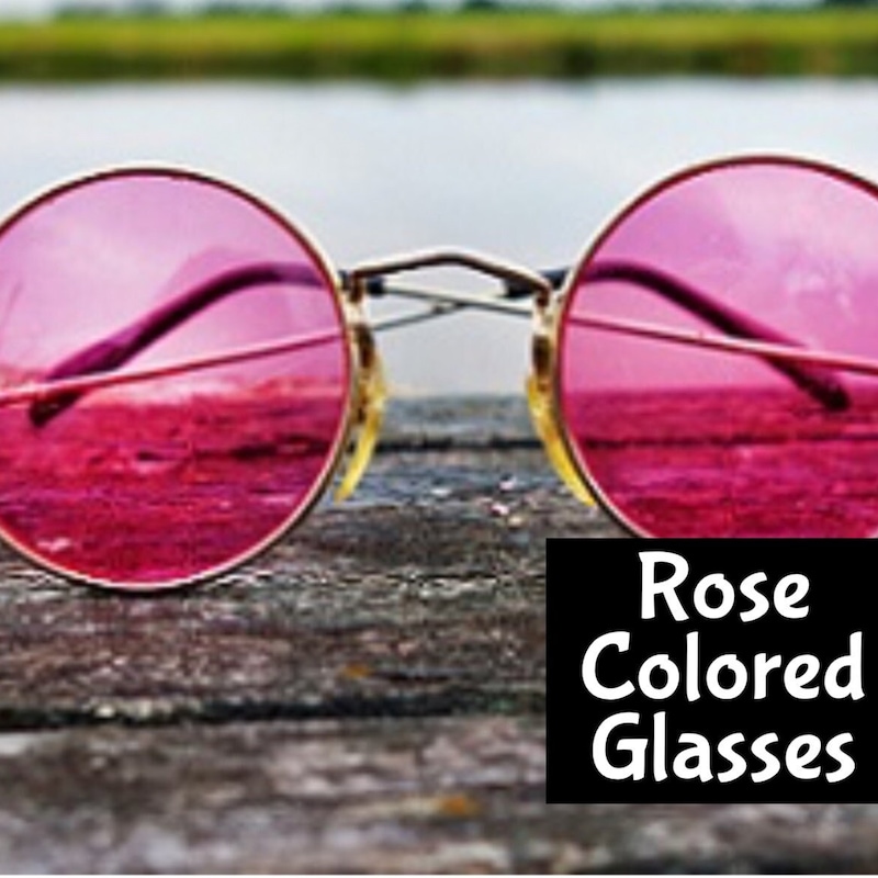 Rose Colored Glasses - Etsy