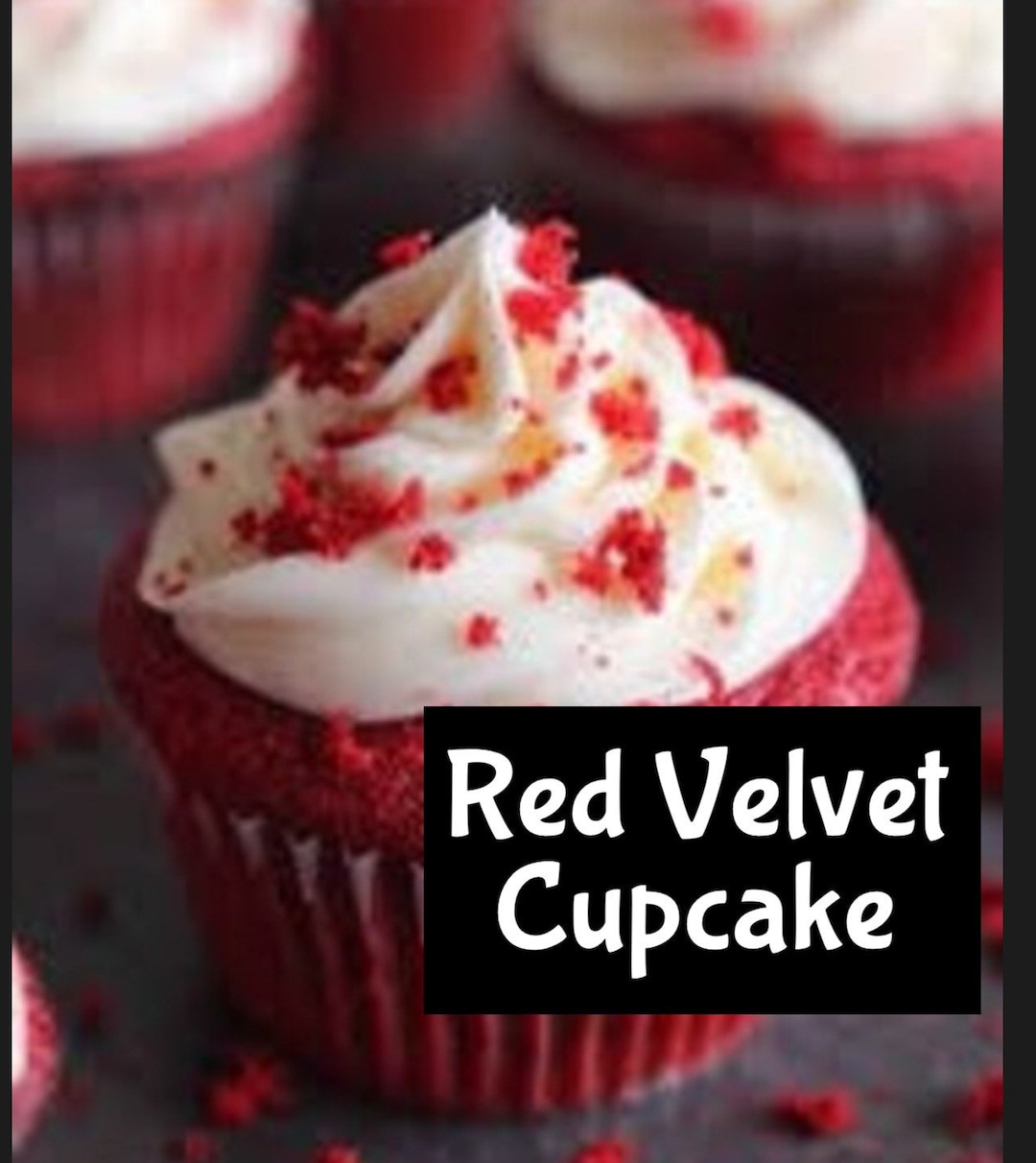 RED VELVET CUPCAKE Handmade Edp Perfume Cologne Room Linen Spray ...