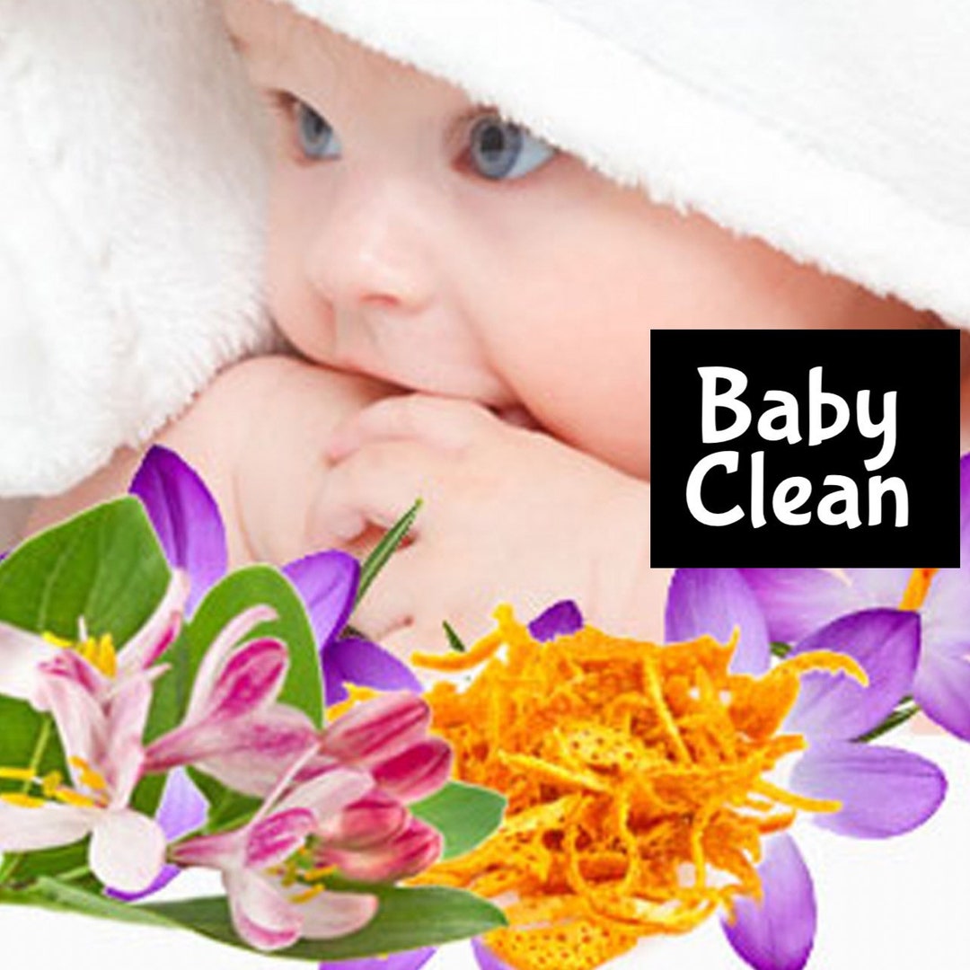 BABY CLEAN Handmade Edp Perfume Cologne Room Linen Spray Fragrance ...