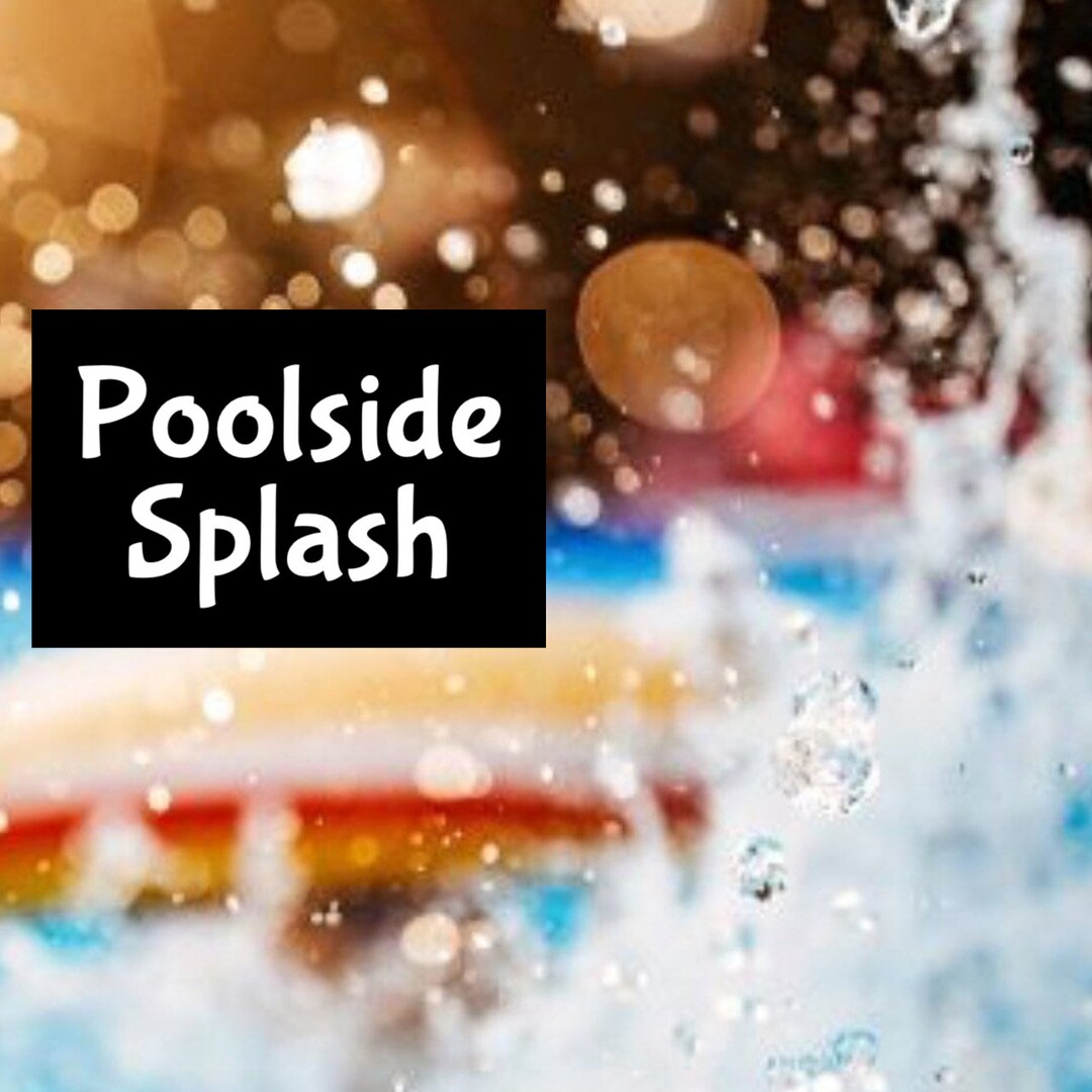 POOLSIDE SPLASH Handmade Edp Perfume Cologne Room Linen Spray Fragrance ...