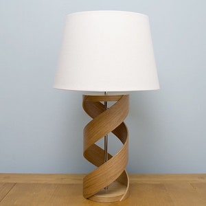 Wooden Table Lamp, Lamp Base, Walnut Lamp, Table Lamp, Bedside Lamp ...