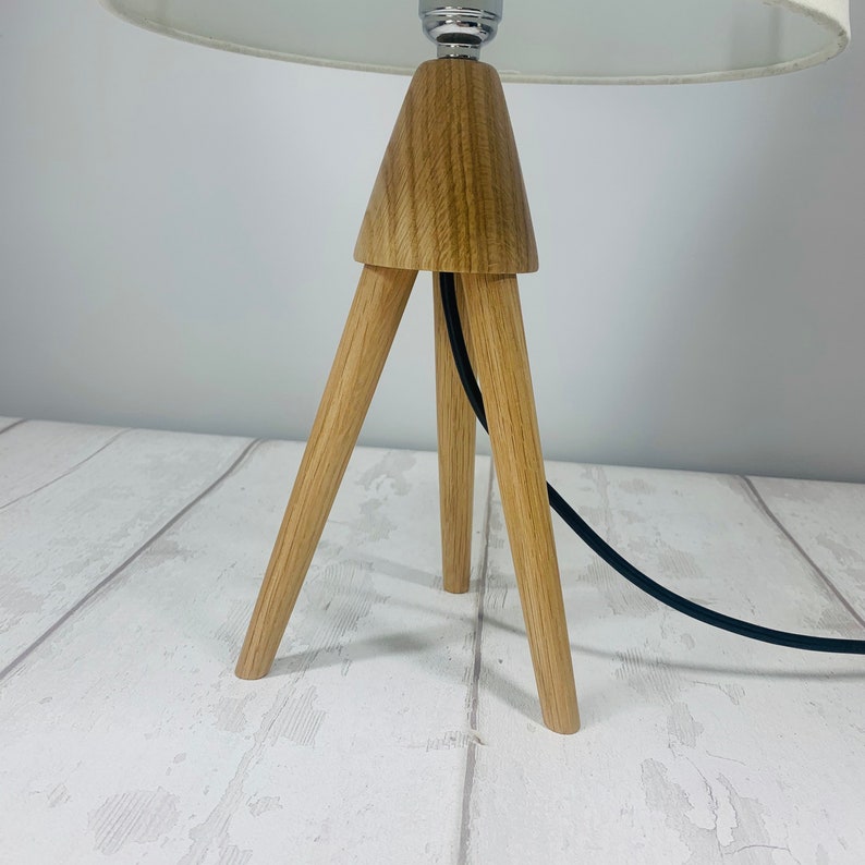 Table lamp Lamp Wooden lamp Oak lamp Wooden table lamp | Etsy