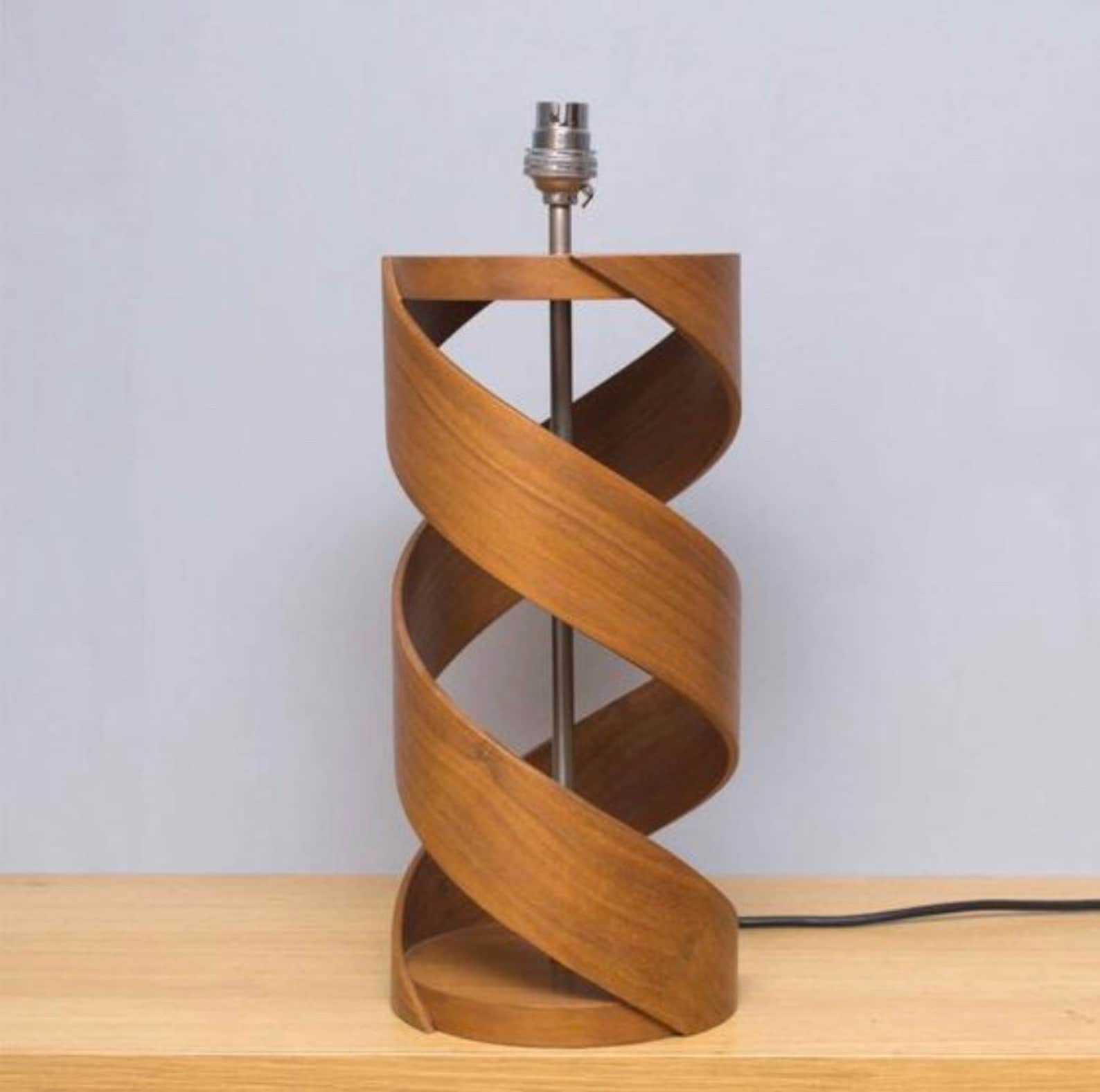 Wooden Table Lamp Lamp Base Oak Lamp Table Lamp Bedside | Etsy UK