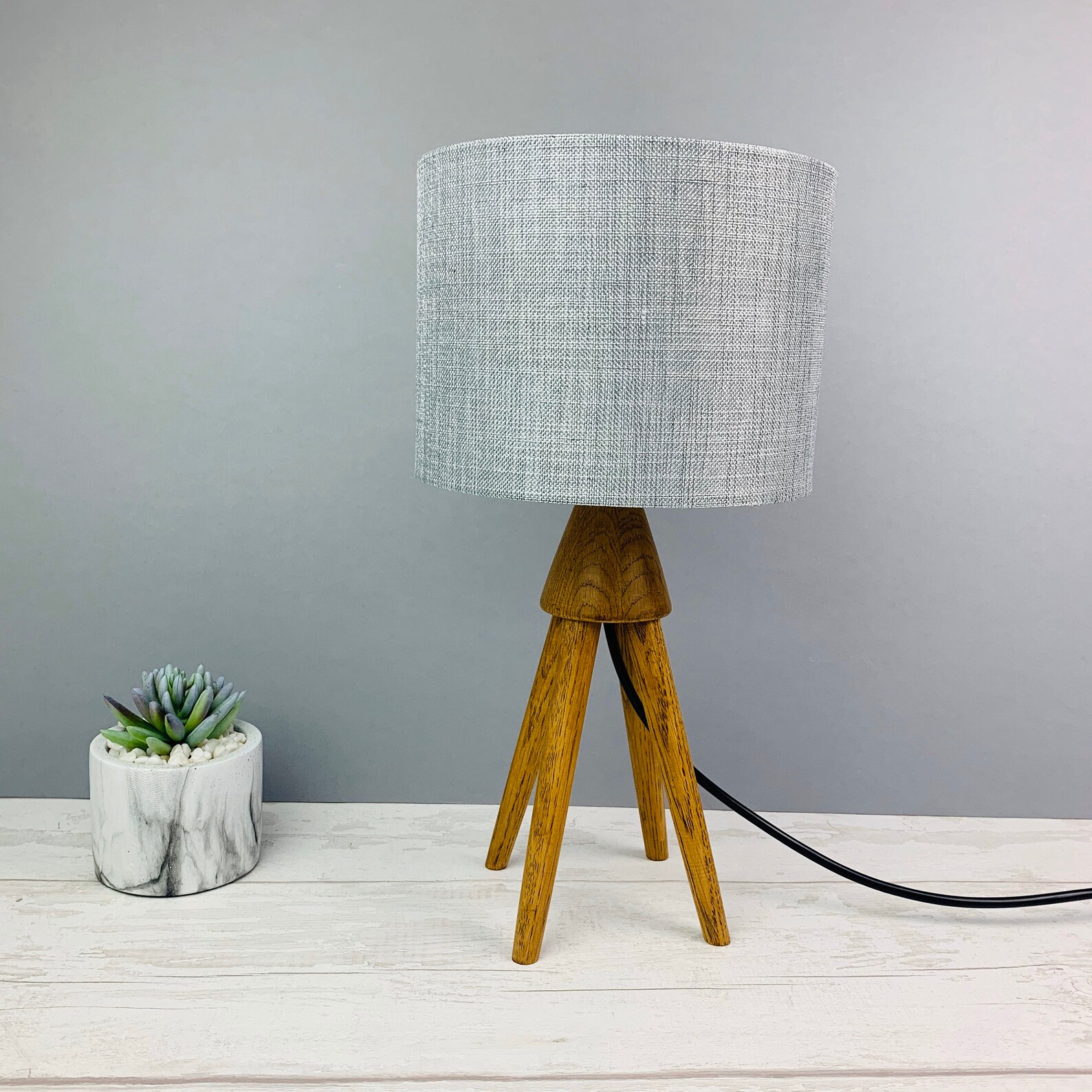 Table Lamp Lamp Wooden Lamp Oak Lamp Wooden Table Lamp - Etsy