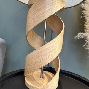 Wooden Table Lamp, Lamp Base, Walnut Lamp, Table Lamp, Bedside Lamp ...