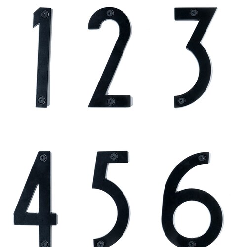 Craftsman House Numbers Hill House Mission Style Address - Etsy