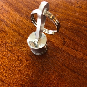 Novelty Piston Key Chain Charm Mechanic Gift Gearhead Key Fob Motohead Key Fob Christmas ...