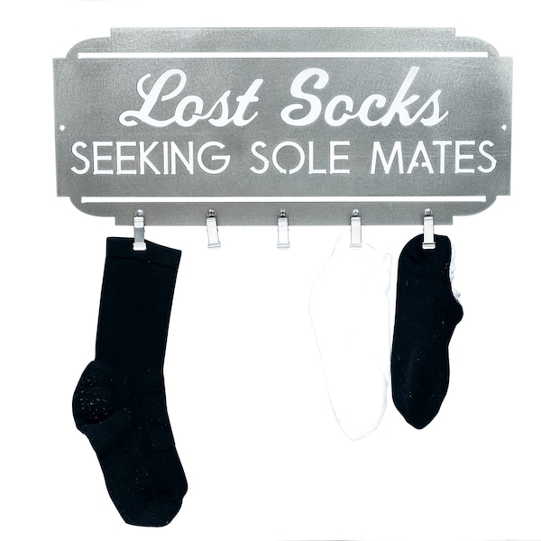 Lost Socks Sign - Etsy