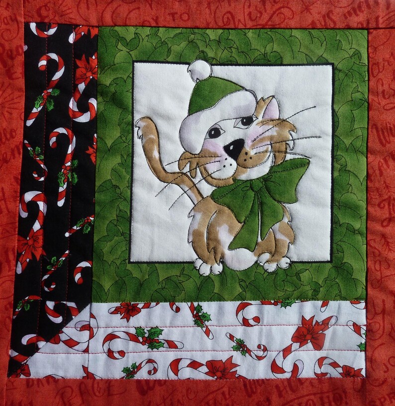 Christmas Cats Attic Window - Etsy