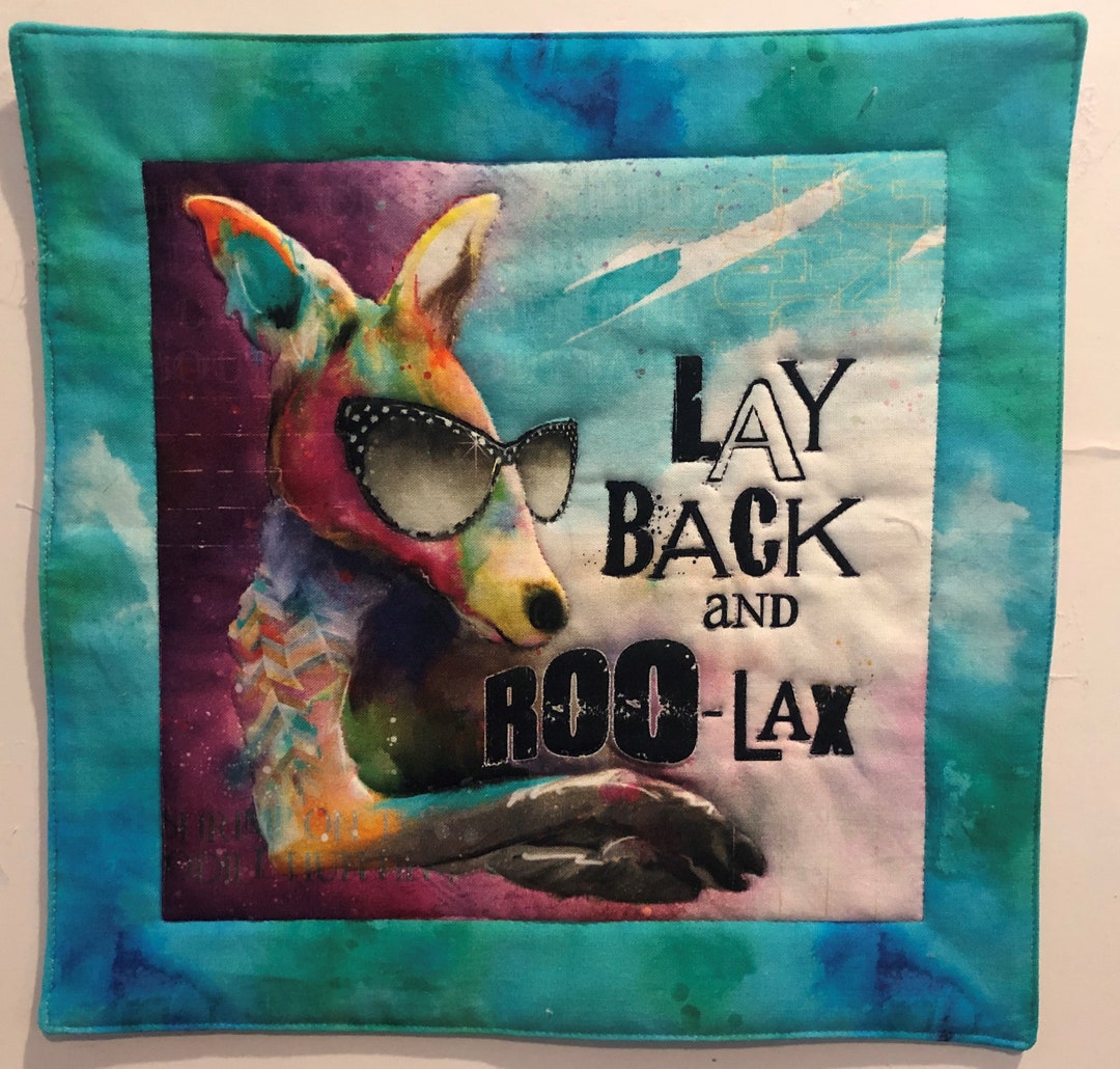 Sassier Animals lay Back and Roo-lax Quilted - Etsy