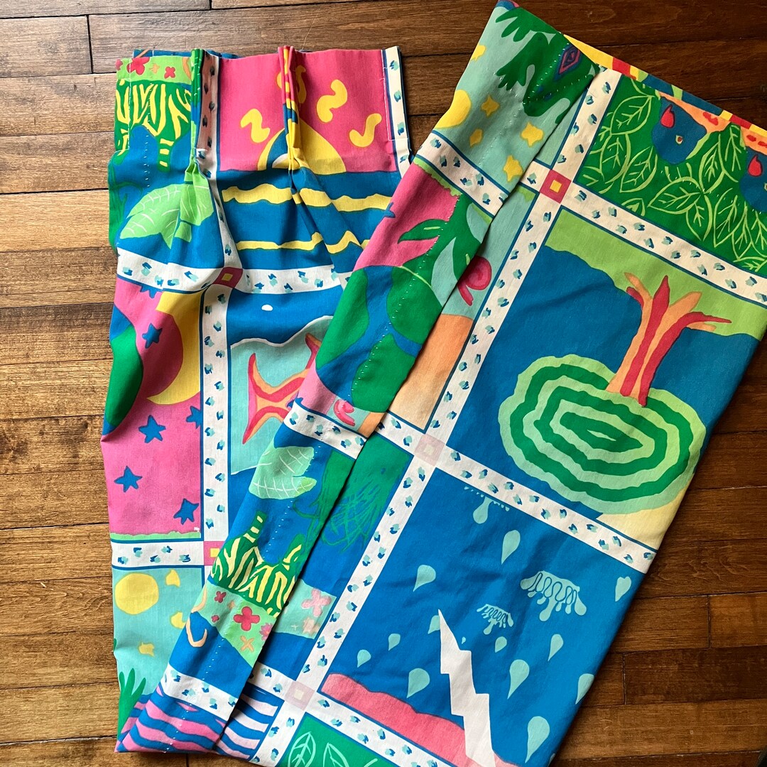 90s Recycle, Mother Earth Curtain Panels - 2 - West Point Pepperell ...