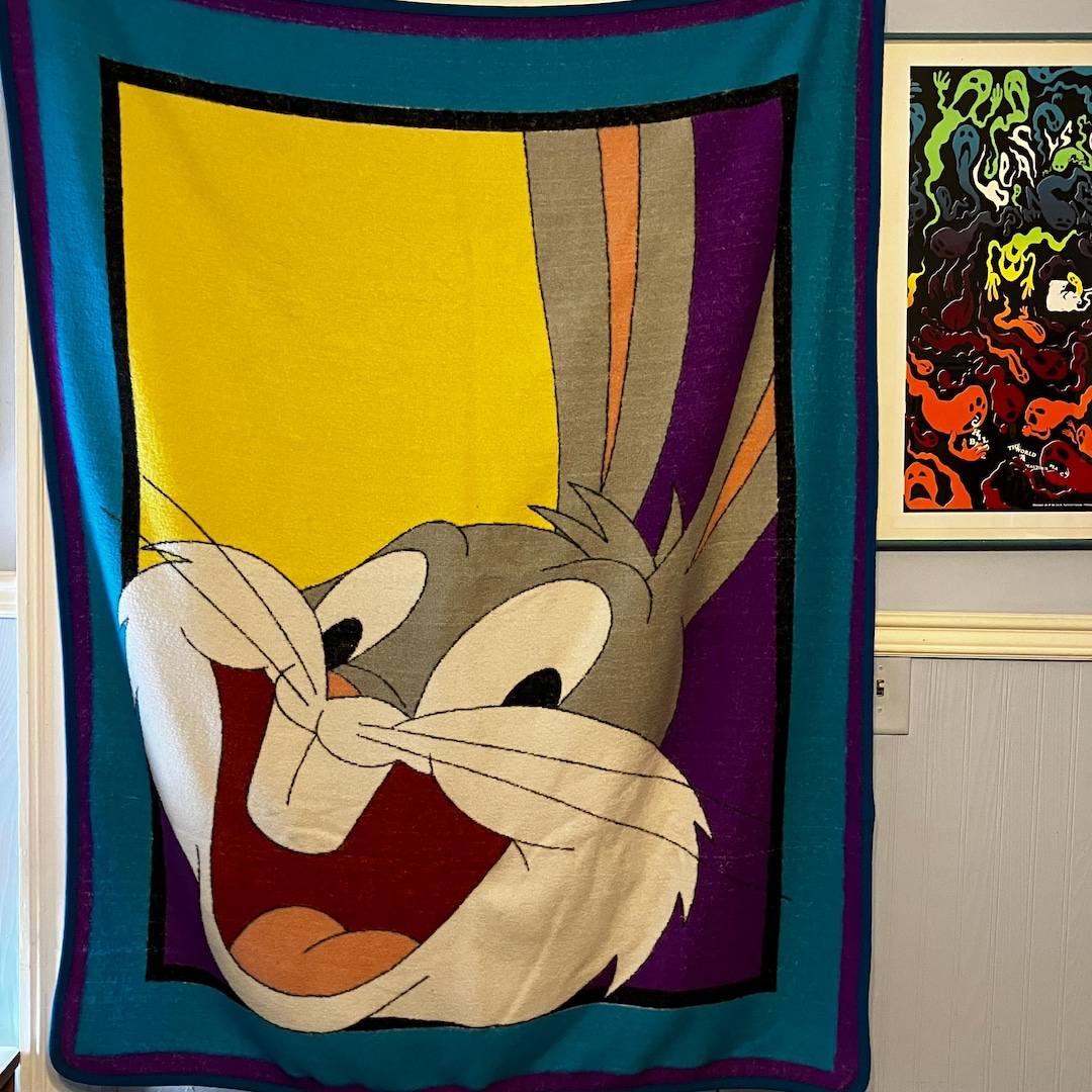 Bugs Bunny Looney Toons Owen Brand Blanket - Etsy