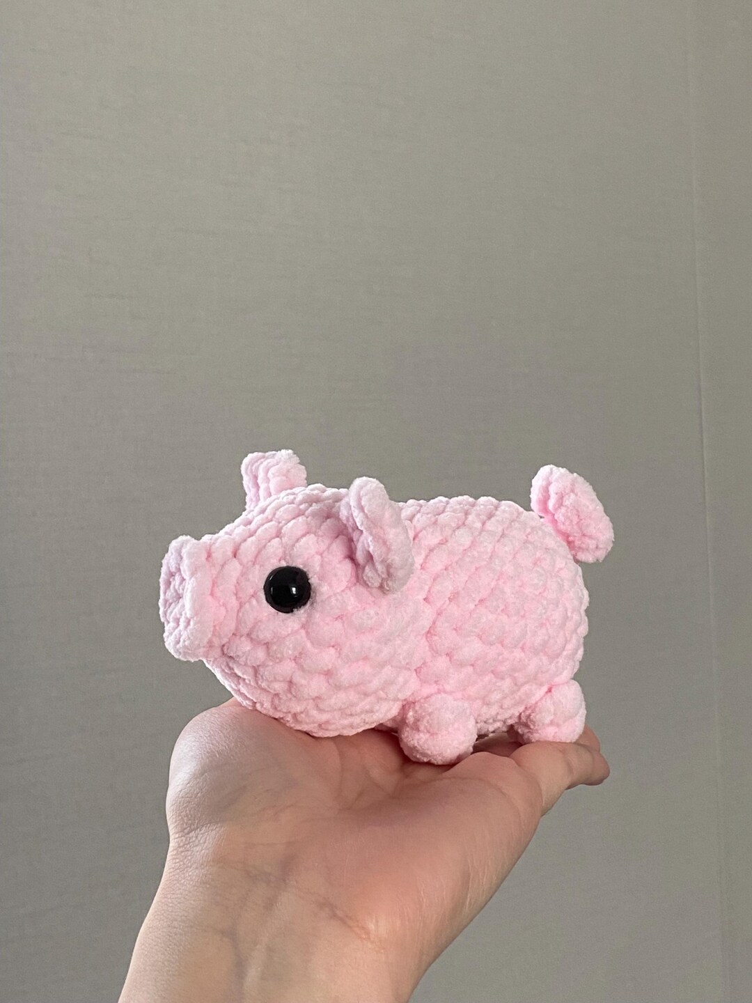 Crochet Pig - Etsy