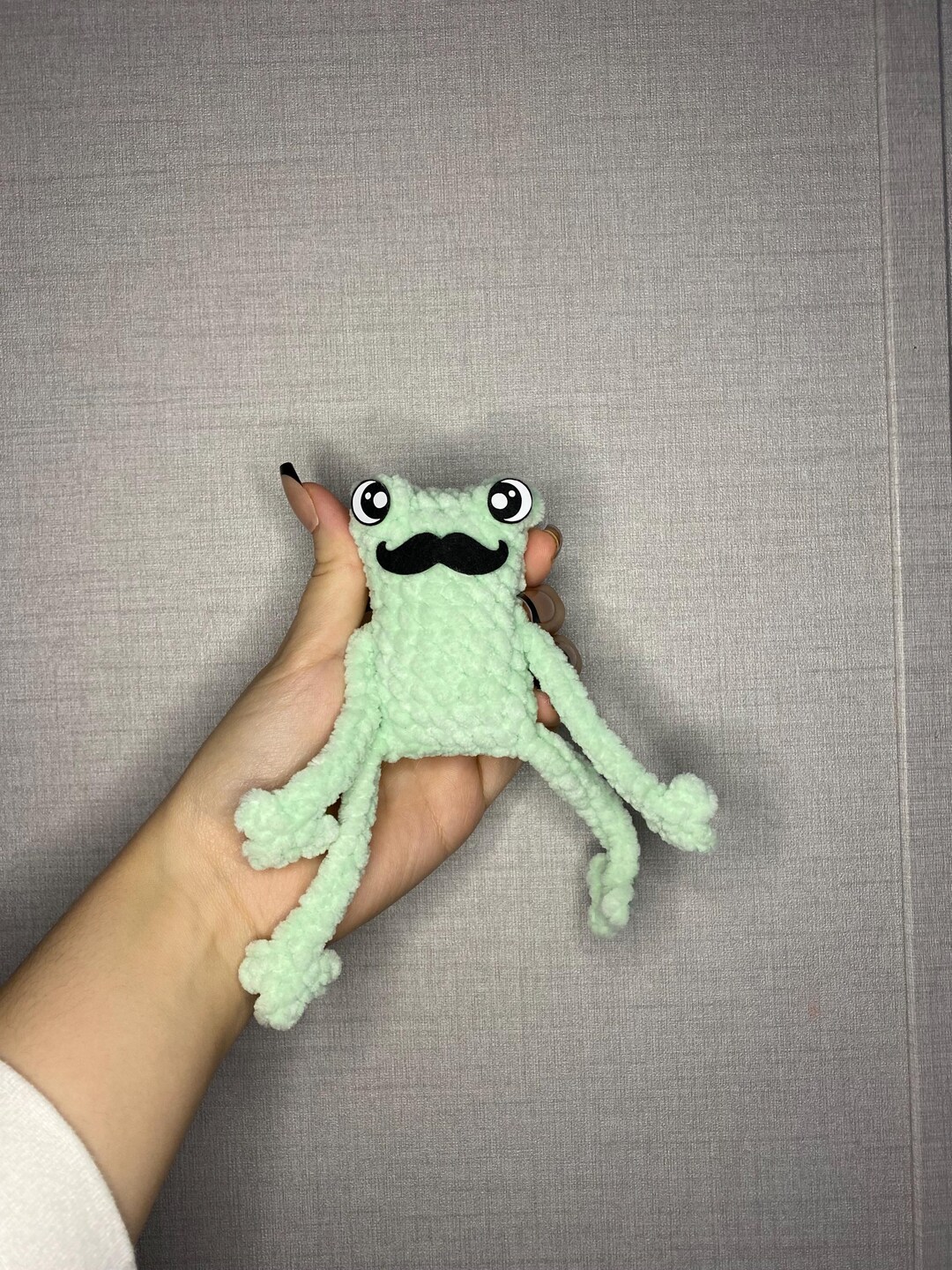 Crochet Leggy Frog With Mustache - Etsy