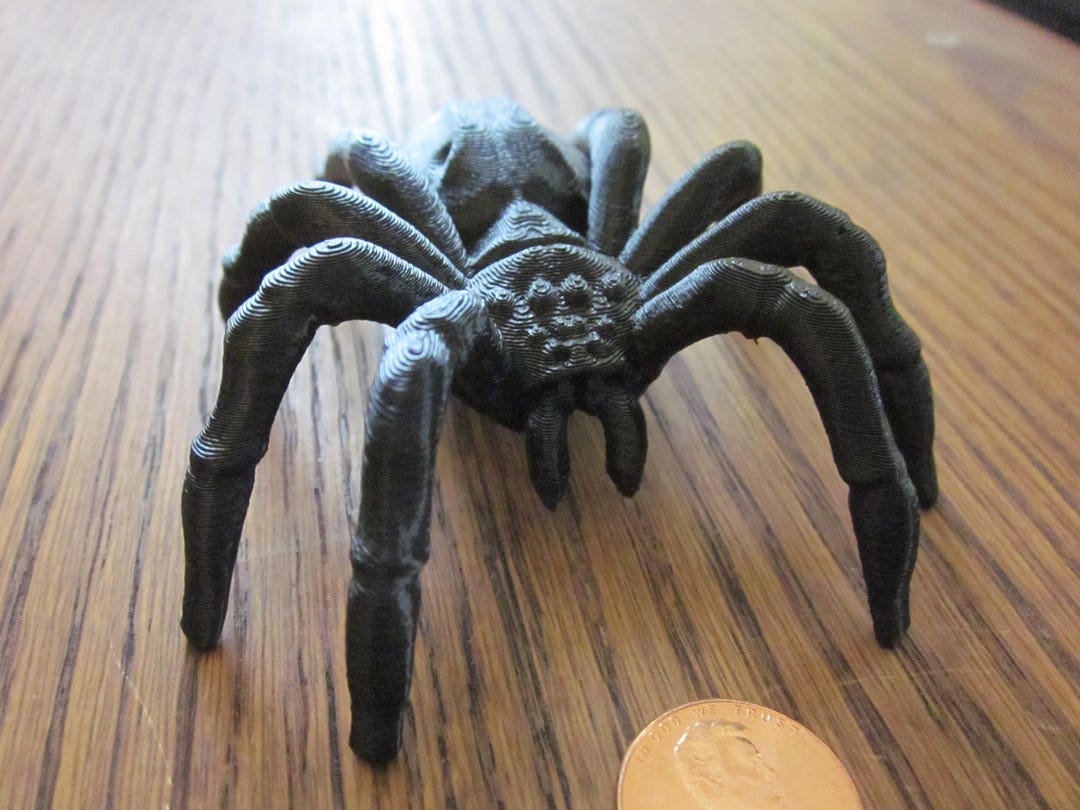 Halloween 3D Printed Spider Spooky Scary Realistic Halloween Decoration ...
