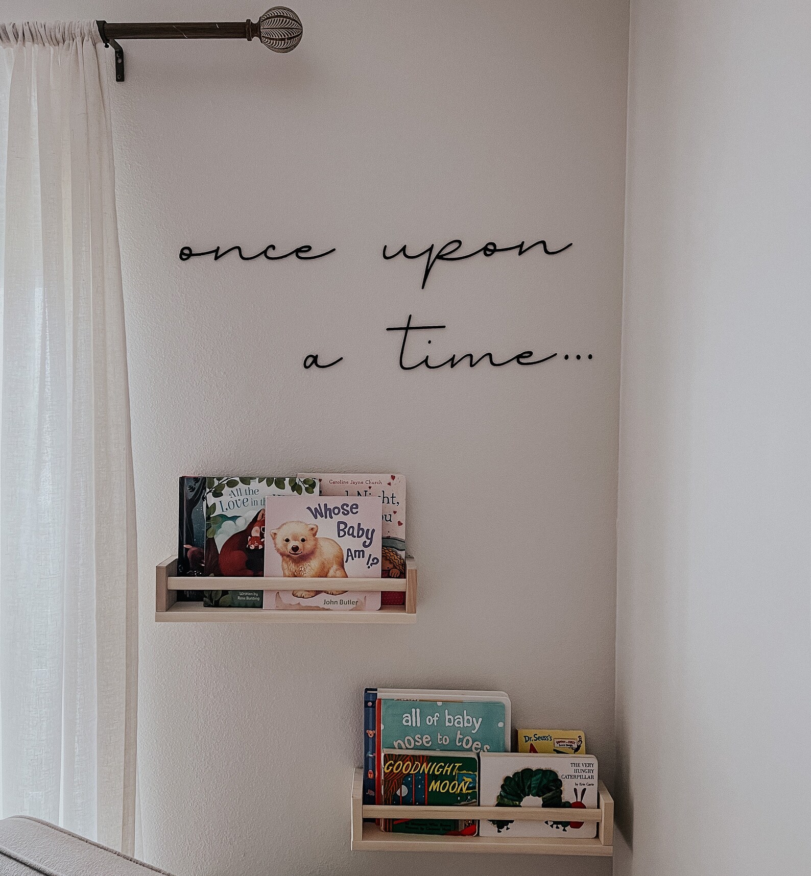 Script Once Upon A Time Sign for Nursery or Playroom Free - Etsy