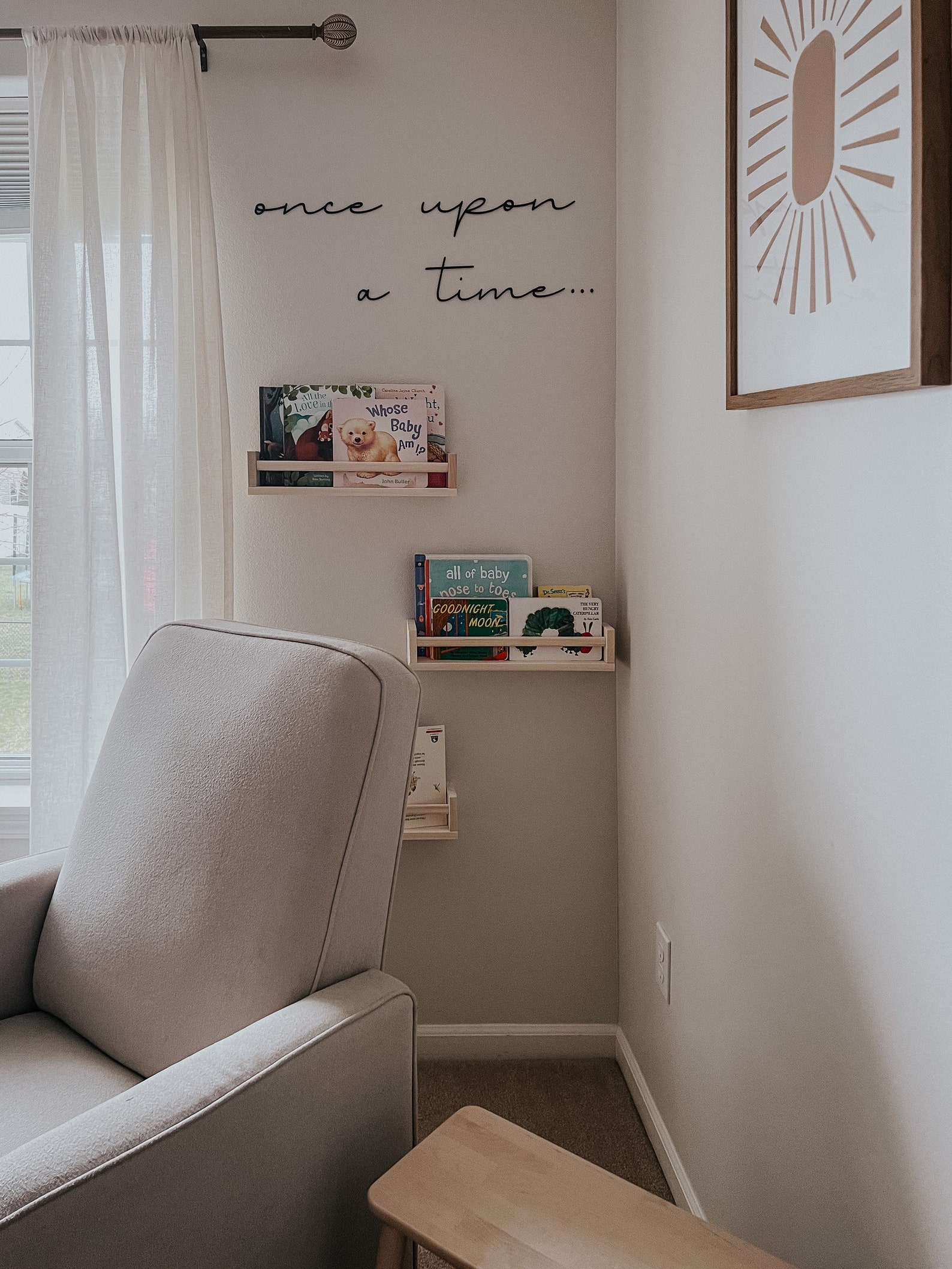 Script Once Upon A Time Sign for Nursery or Playroom Free - Etsy