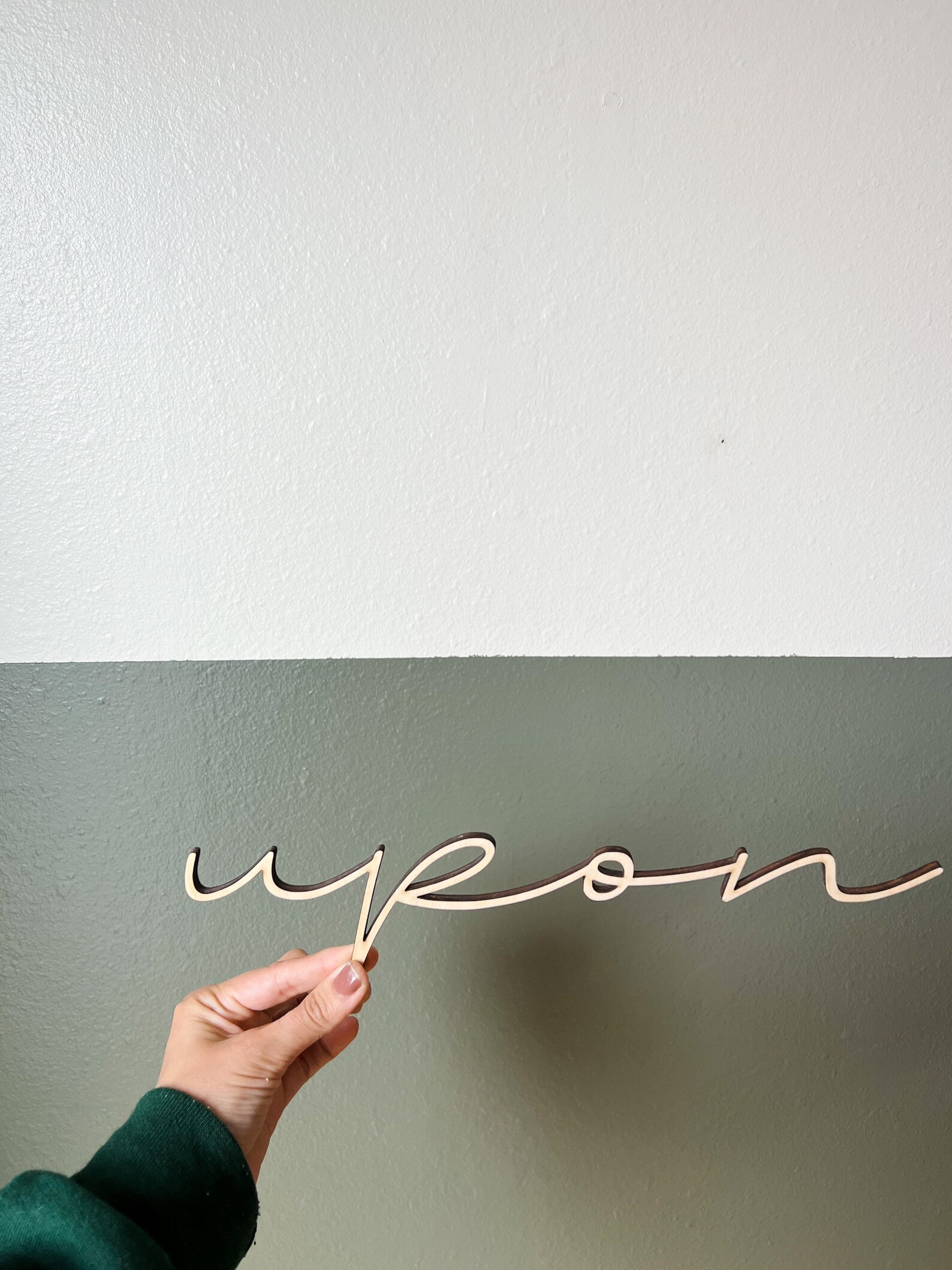 Script Once Upon A Time Sign for Nursery or Playroom Free - Etsy