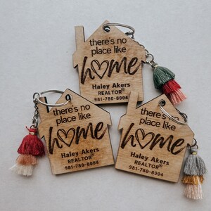 Set of Real Estate Keychains Realtor Closing Gift Marketing FREE ...