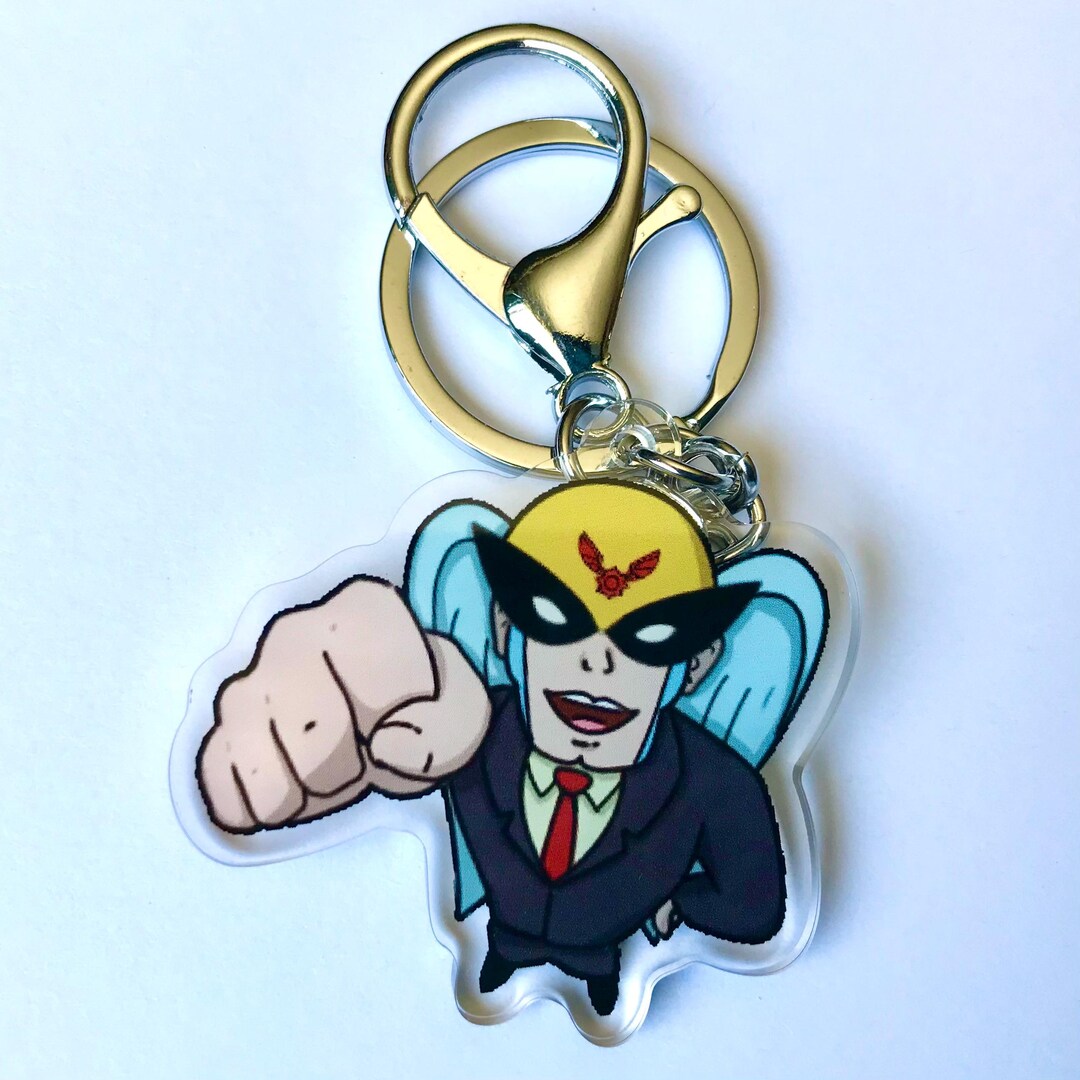 Harvey Birdman Double-sided Keychain - Etsy