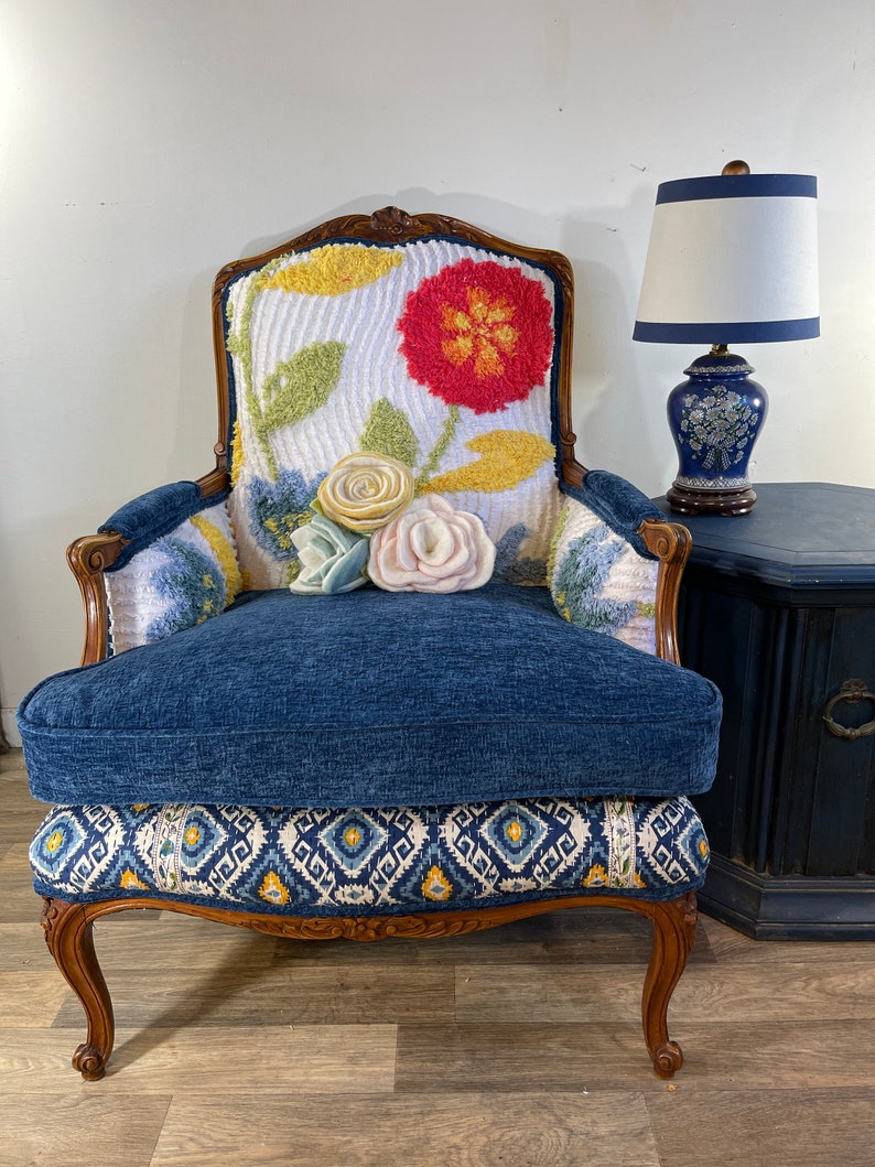 Happy Eclectic Vintage Chair - Etsy