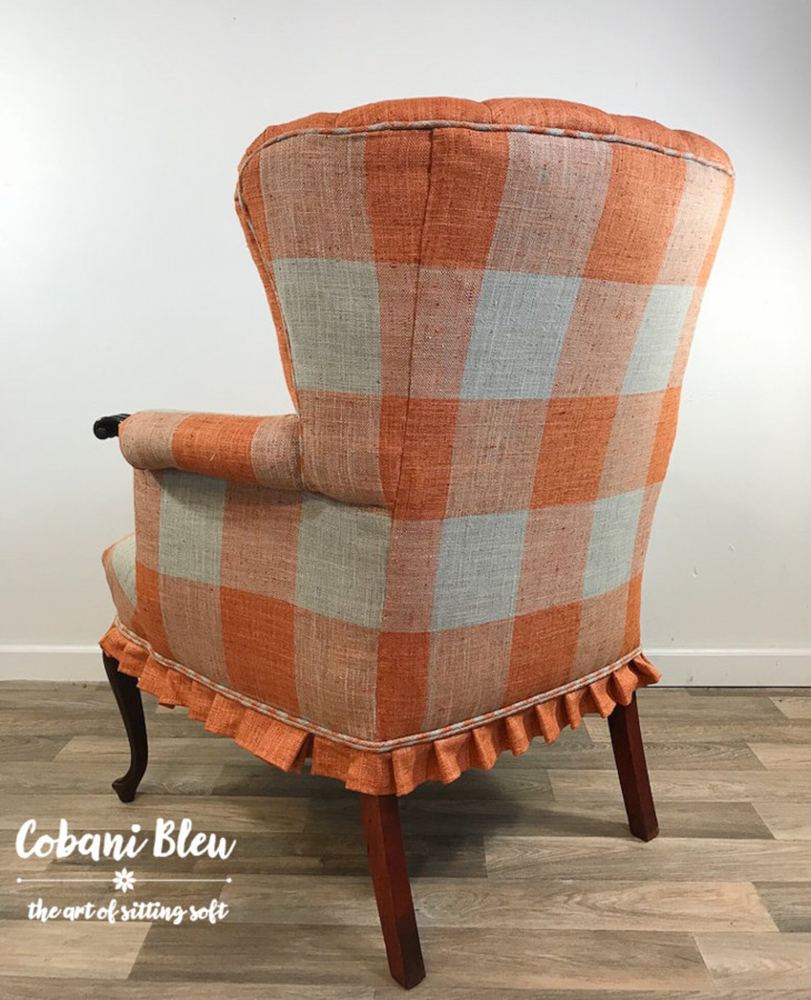 Custom Order for Vintage Channel Back Chair - Etsy