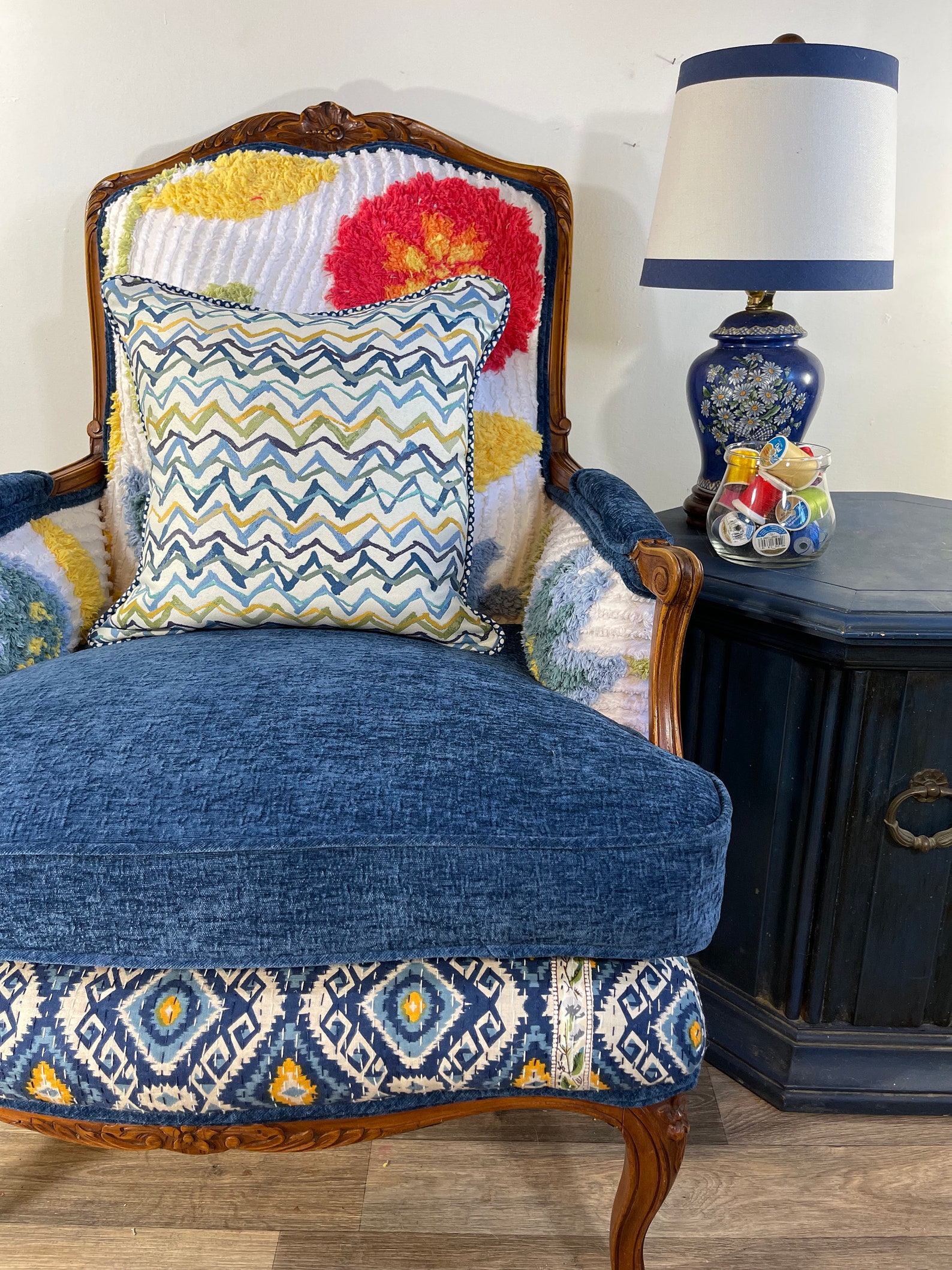 Happy Eclectic Vintage Chair - Etsy