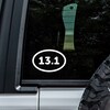 13.1 Distance Decal, 13.1 Choose Your Color, 13.1 Half Marathon, Flower ...