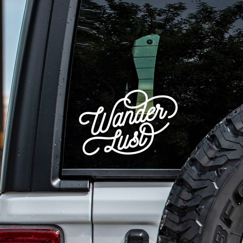Wanderlust Decal - Etsy