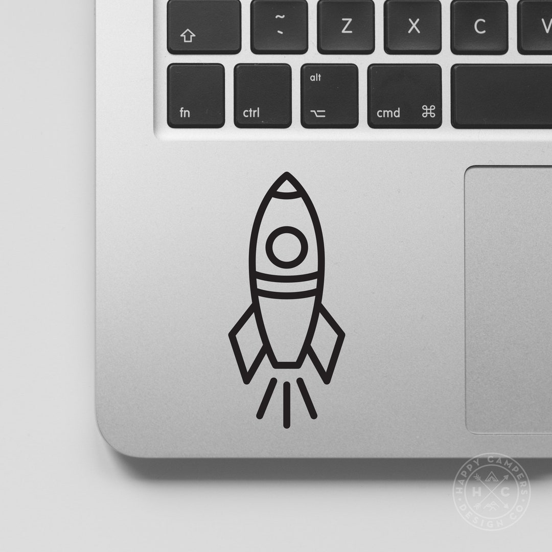 Spaceship Vinyl Decal | Water Bottle Decal | Car Window Decal | Laptop ...