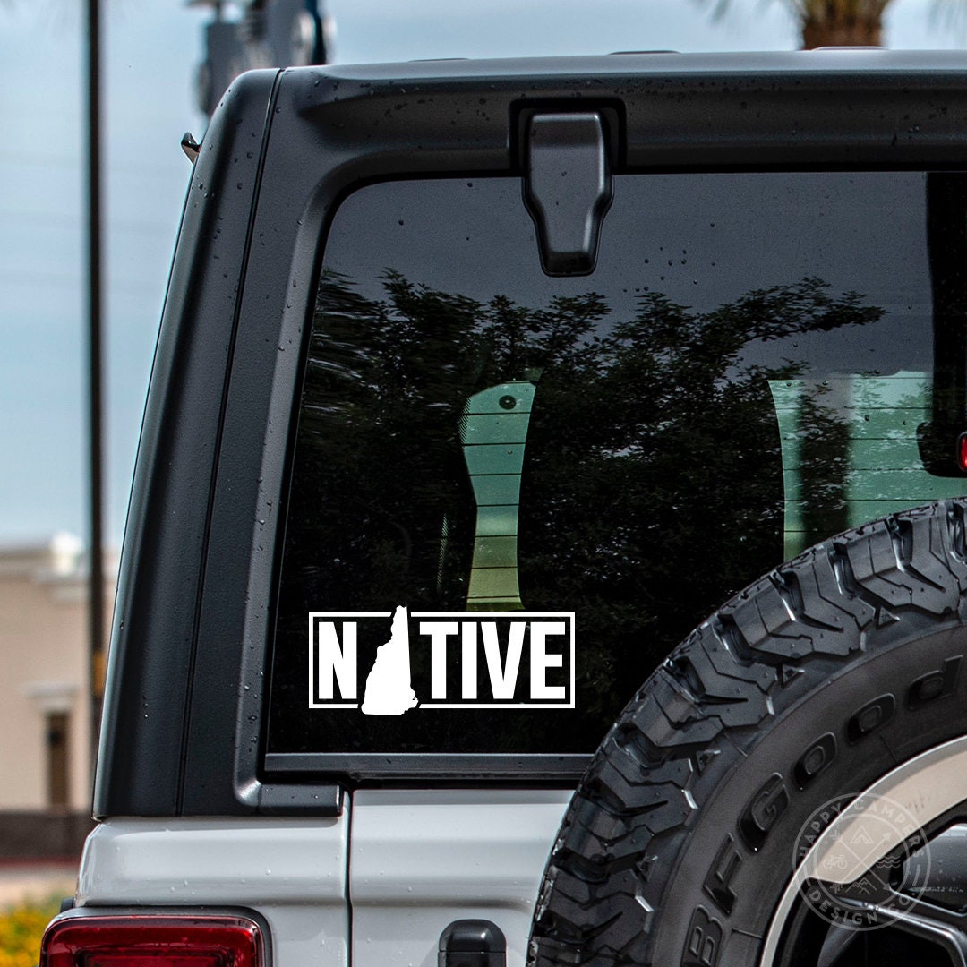 NH Native Vinyl Decal Water Bottle Decal Car Window Decal - Etsy