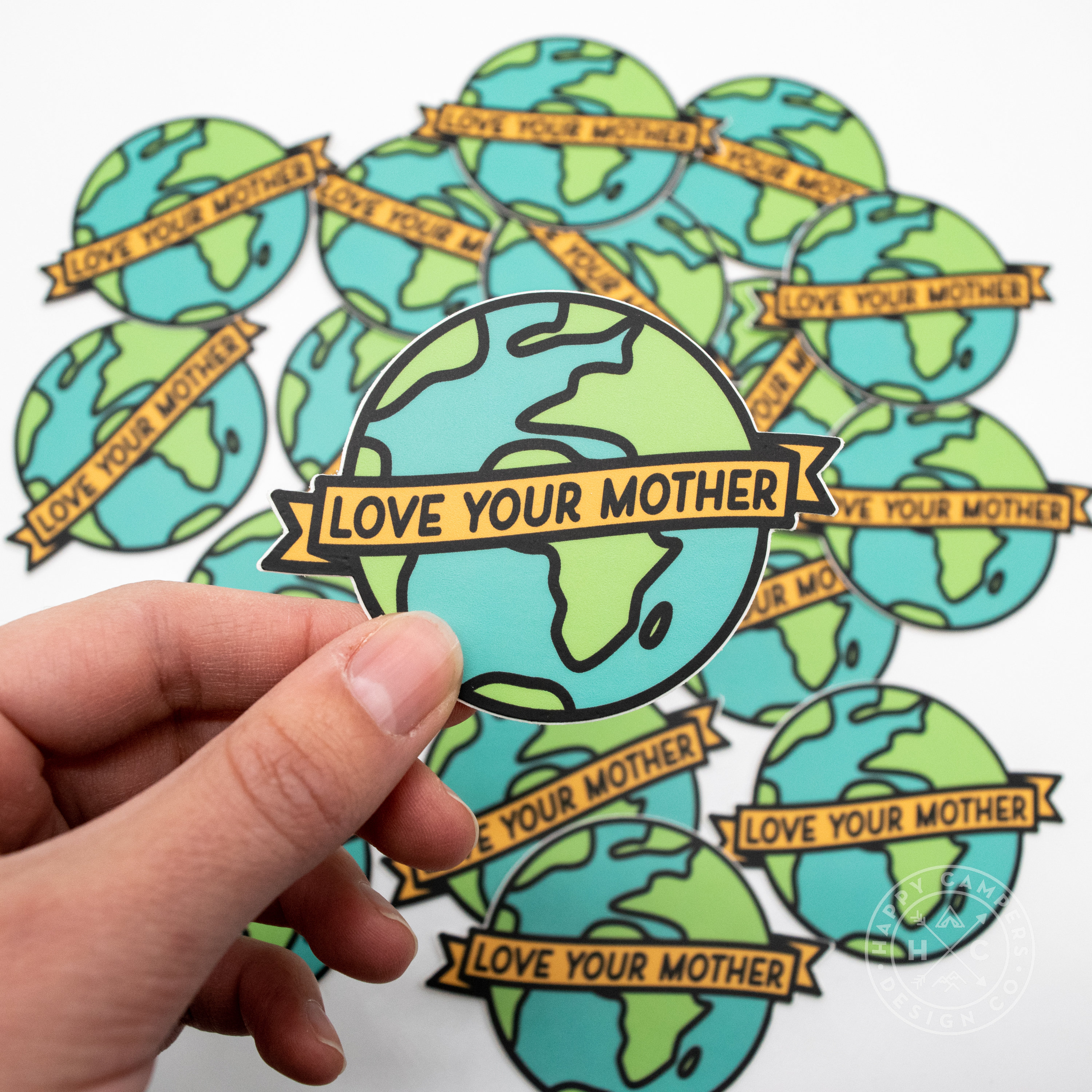 Love Your Mother Sticker | Earth Decal | Water Bottle Decal | Car ...