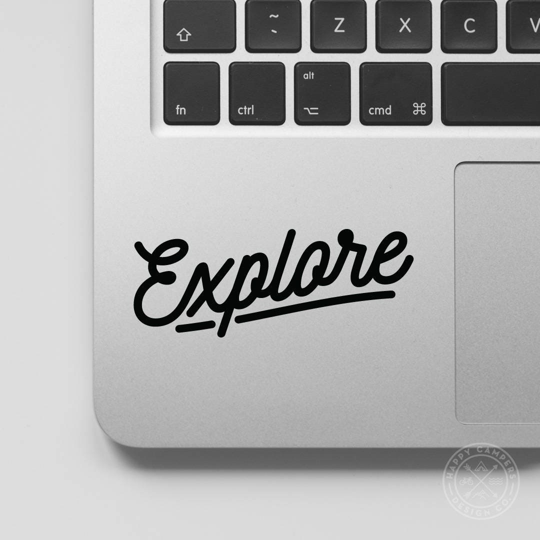 Explore Vinyl Decal | Water Bottle Decal | Car Window Decal | Laptop ...