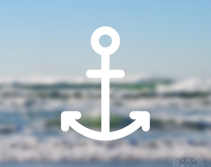 Anchor Decal, Anchor Sticker, Vinyl Decals, Car Decal, Phone Decal ...