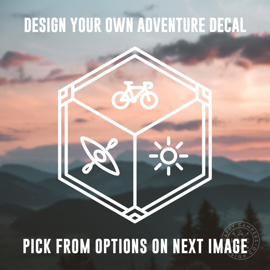 Custom Adventure Vinyl Decal | Personalized Decal | Water Bottle Decal ...