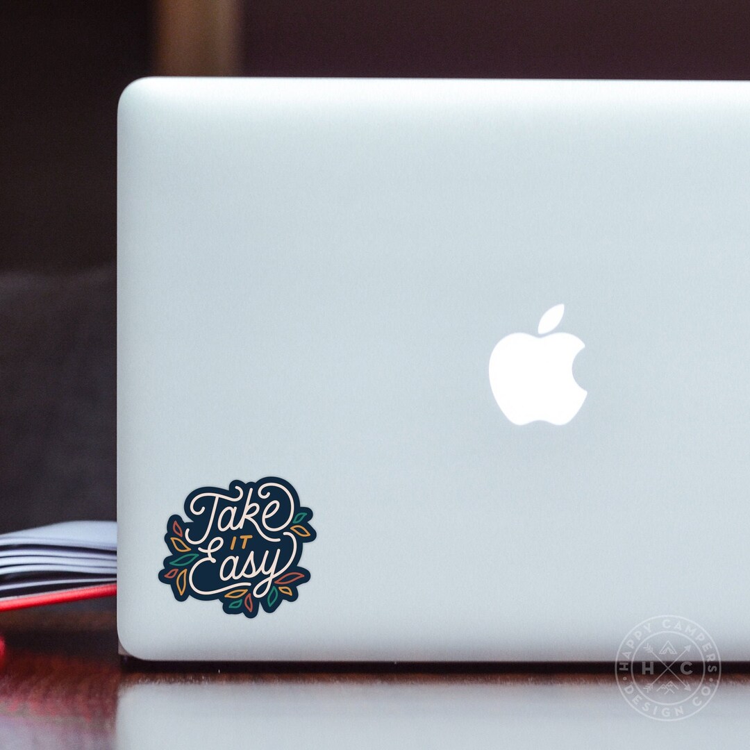 Take It Easy Sticker | Water Bottle Sticker | Car Window Decal | Laptop ...