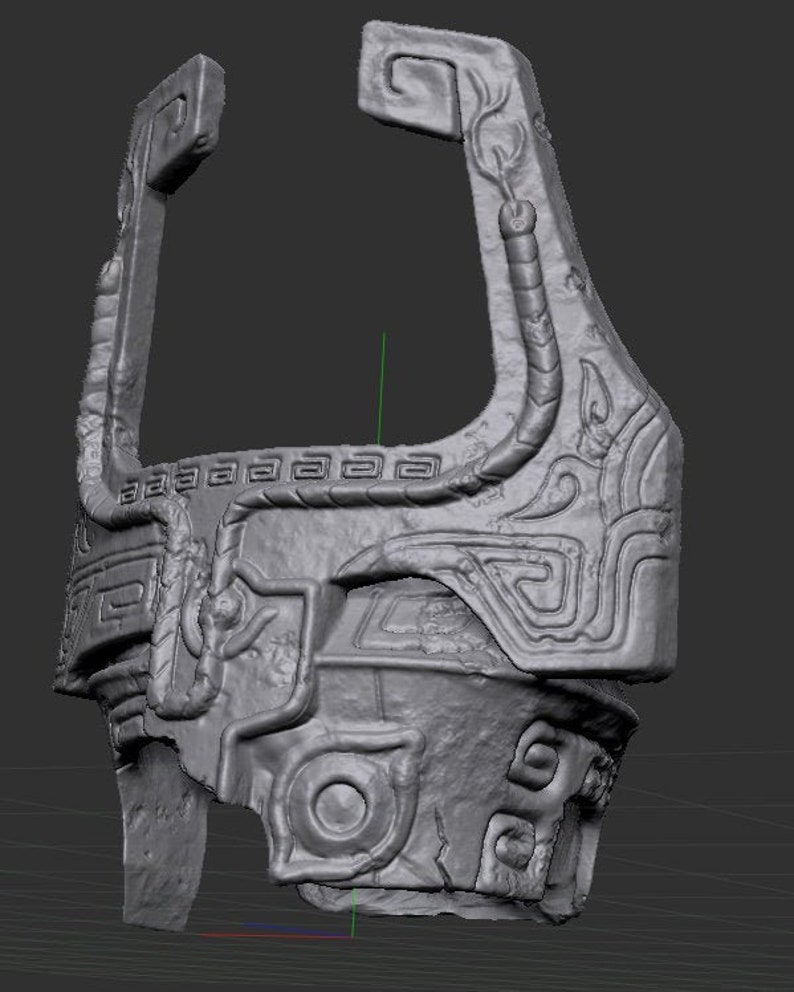 Zelda Inspired FUSED SHADOW Midna Cosplay Helmet 3D Print Kit - Etsy
