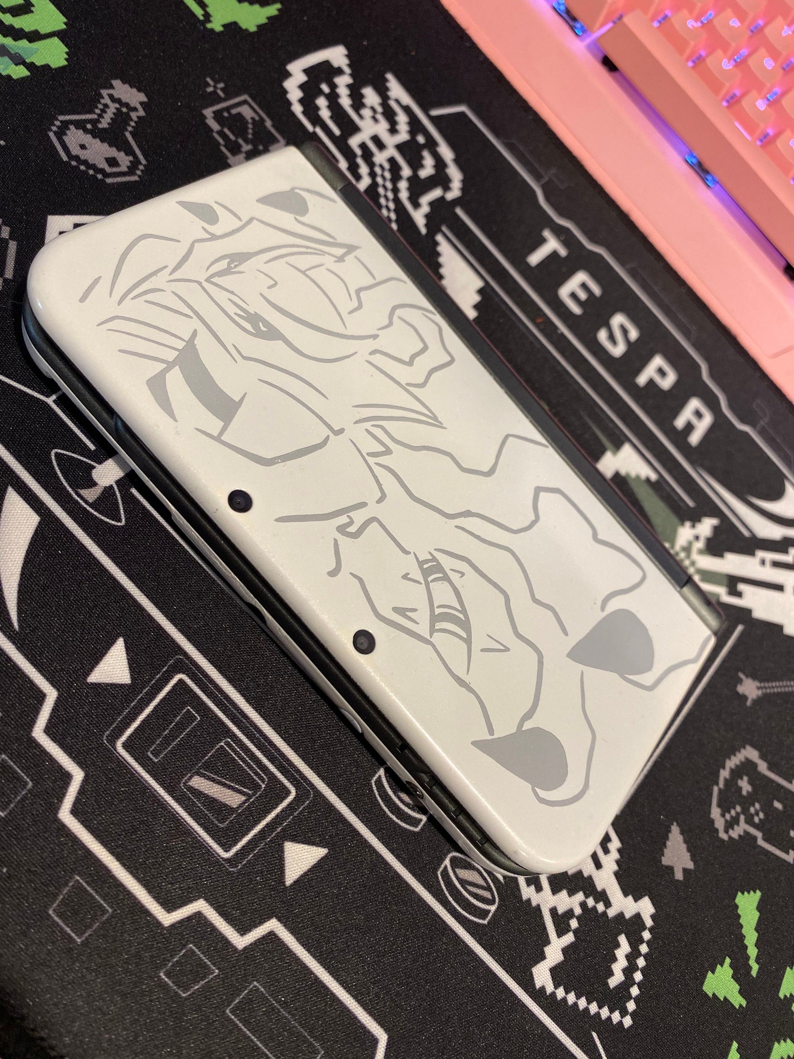 CUSTOM 3DS Painted Shell READ DESCRIPTION | Etsy UK