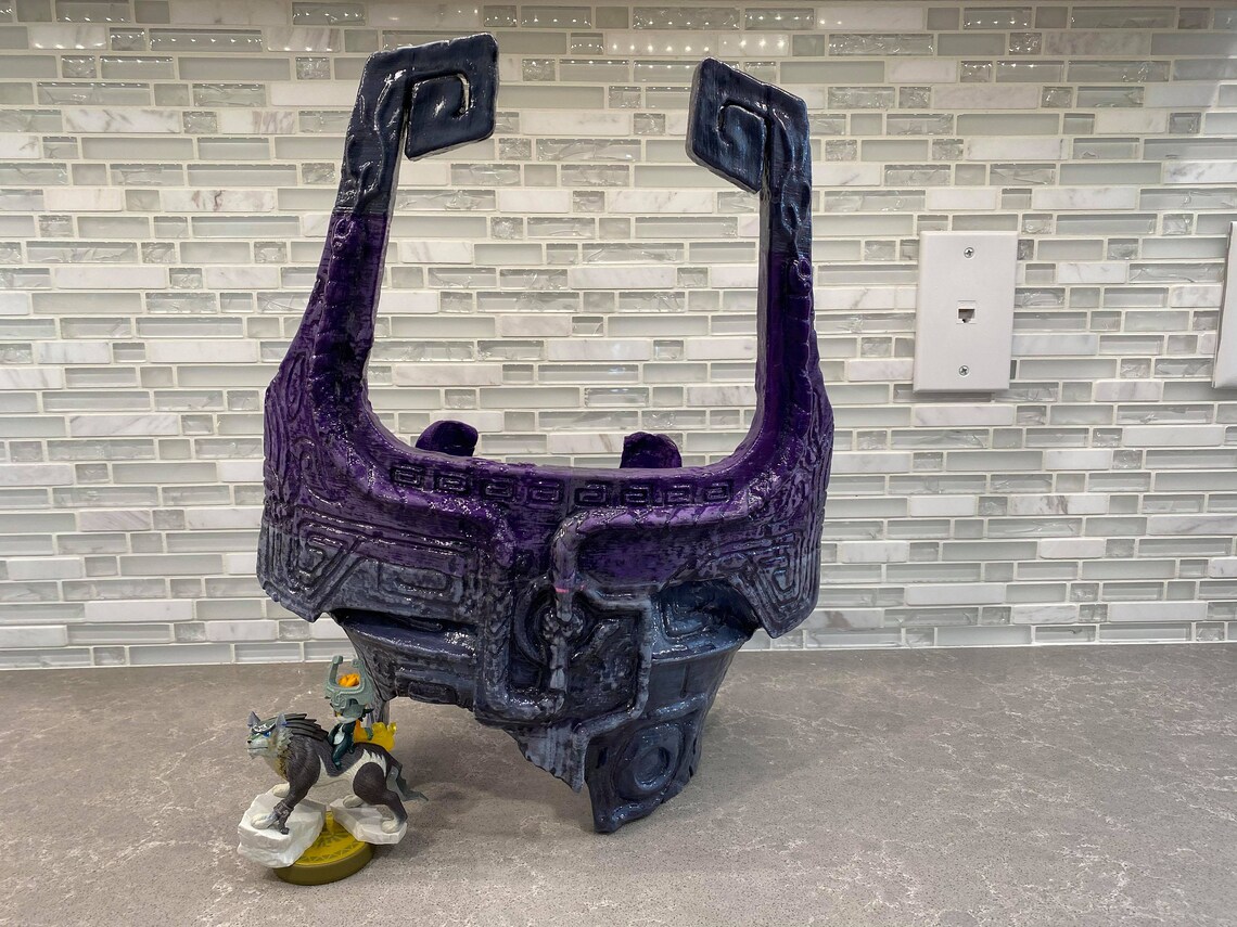 Zelda Inspired FUSED SHADOW Midna Cosplay Helmet 3D Print Kit - Etsy
