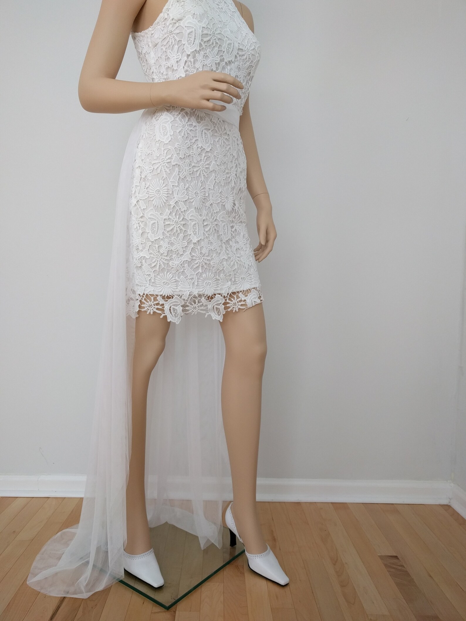 White Tulle Detachable Wedding Train Tulle Train Detachable - Etsy