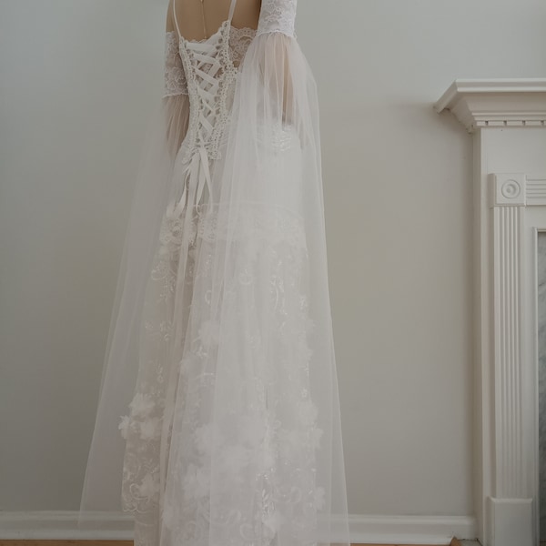 Detachable Long Sleeves for Wedding Dress - Etsy