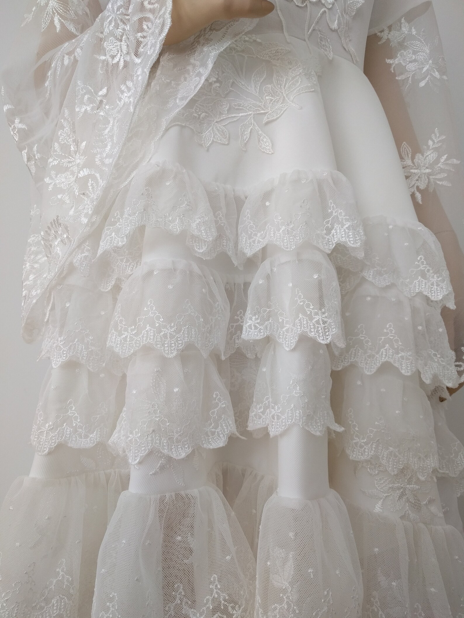 Off-the-Shoulder Bohemian Off White Wedding Dresses Wedding | Etsy