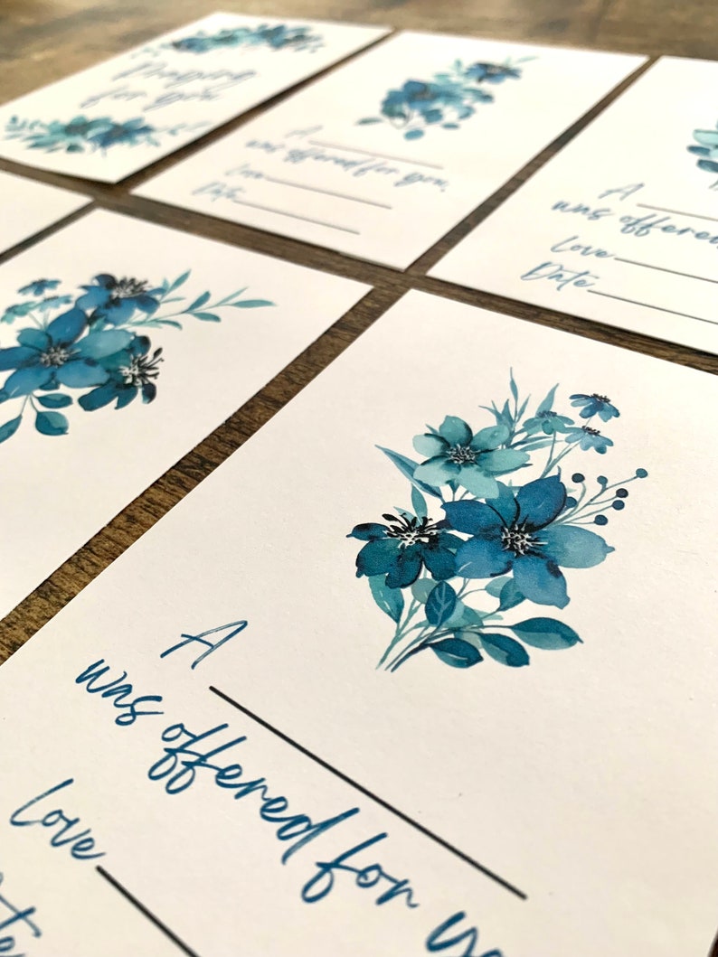 Spiritual Bouquet Catholic Printable, Mass Intention Cards, Catholic ...