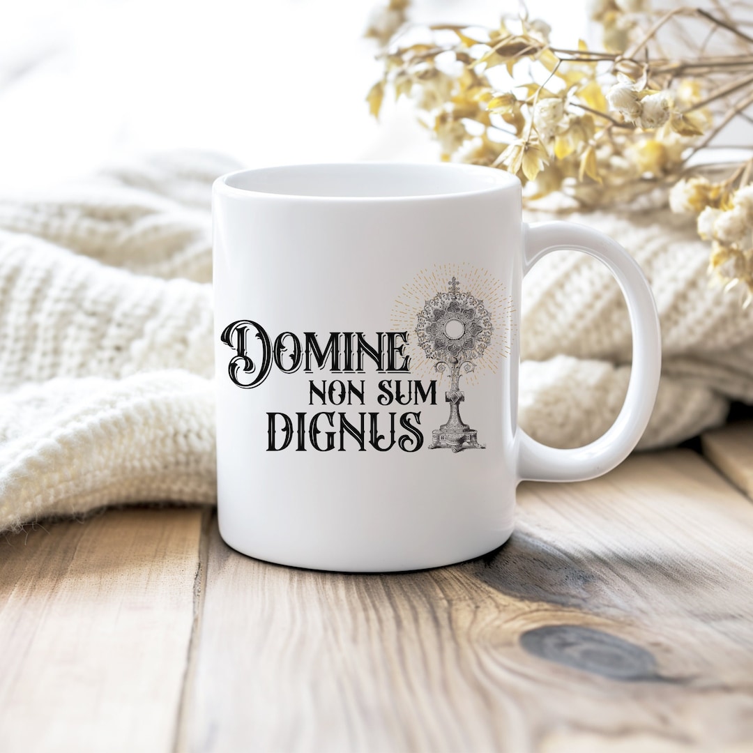 Latin Catholic Coffee Mug Eucharist Traditional Catholic Gift for ...