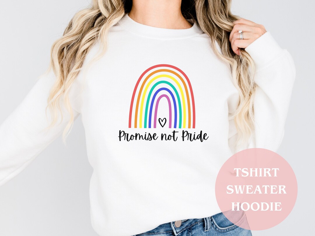 Promise not Pride Rainbow Shirt, camisa católica, camiseta de la ...