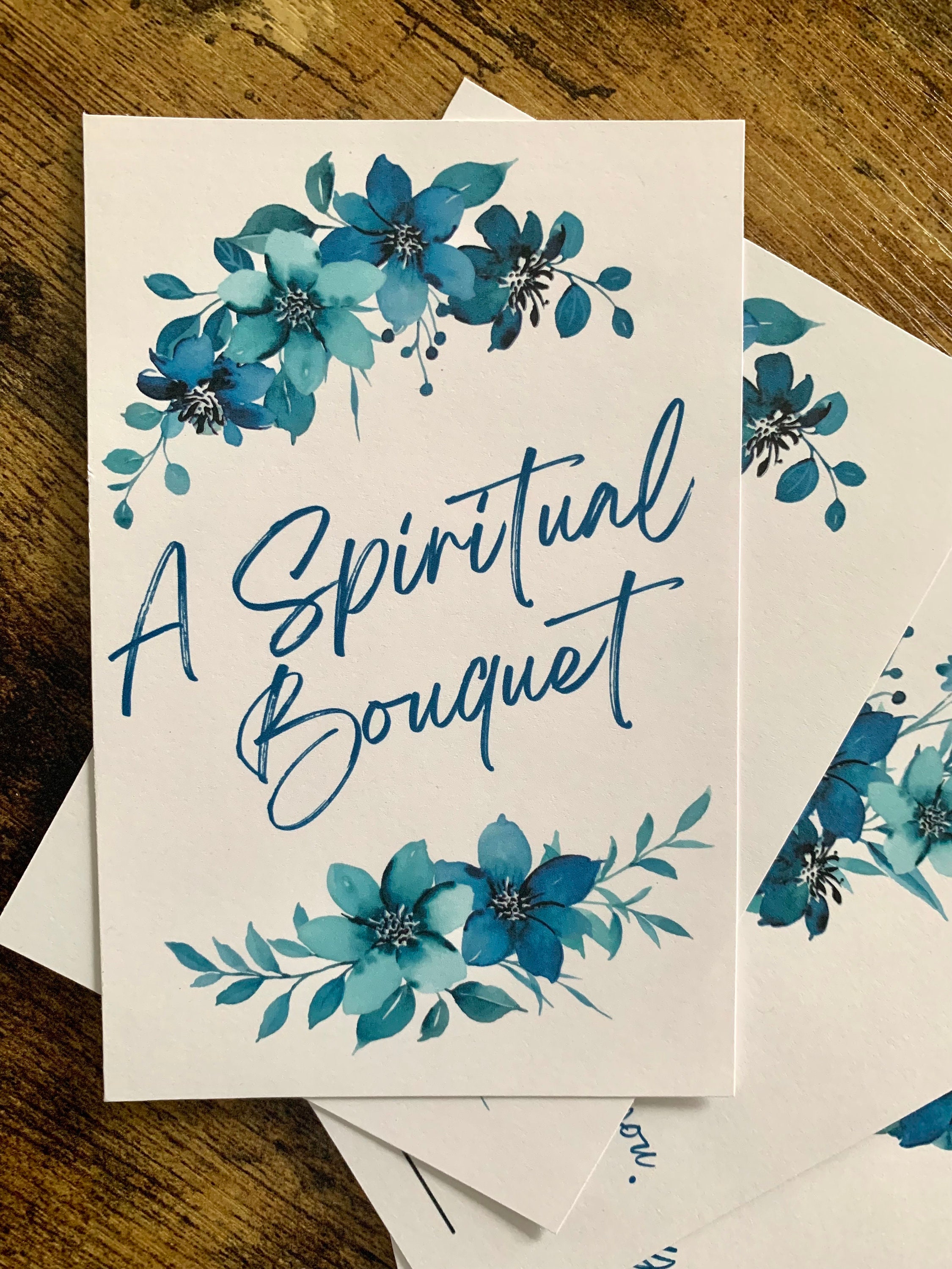 Spiritual Bouquet Printable Set Blank Catholic Prayer Cards - Etsy
